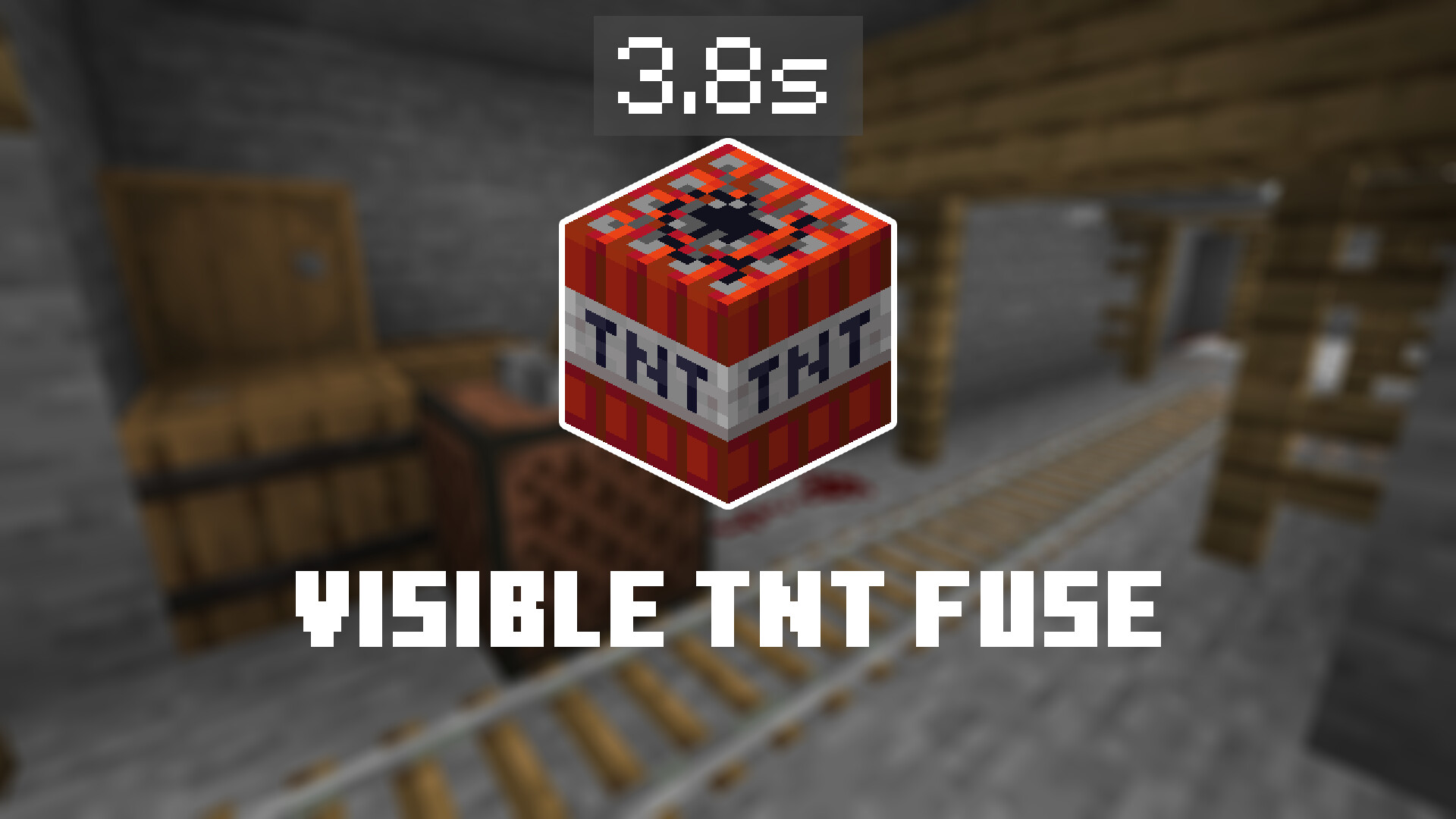 Visible TNT Fuse Minecraft Data Pack