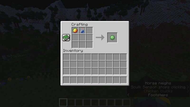 Slime Crafting Minecraft Data Pack