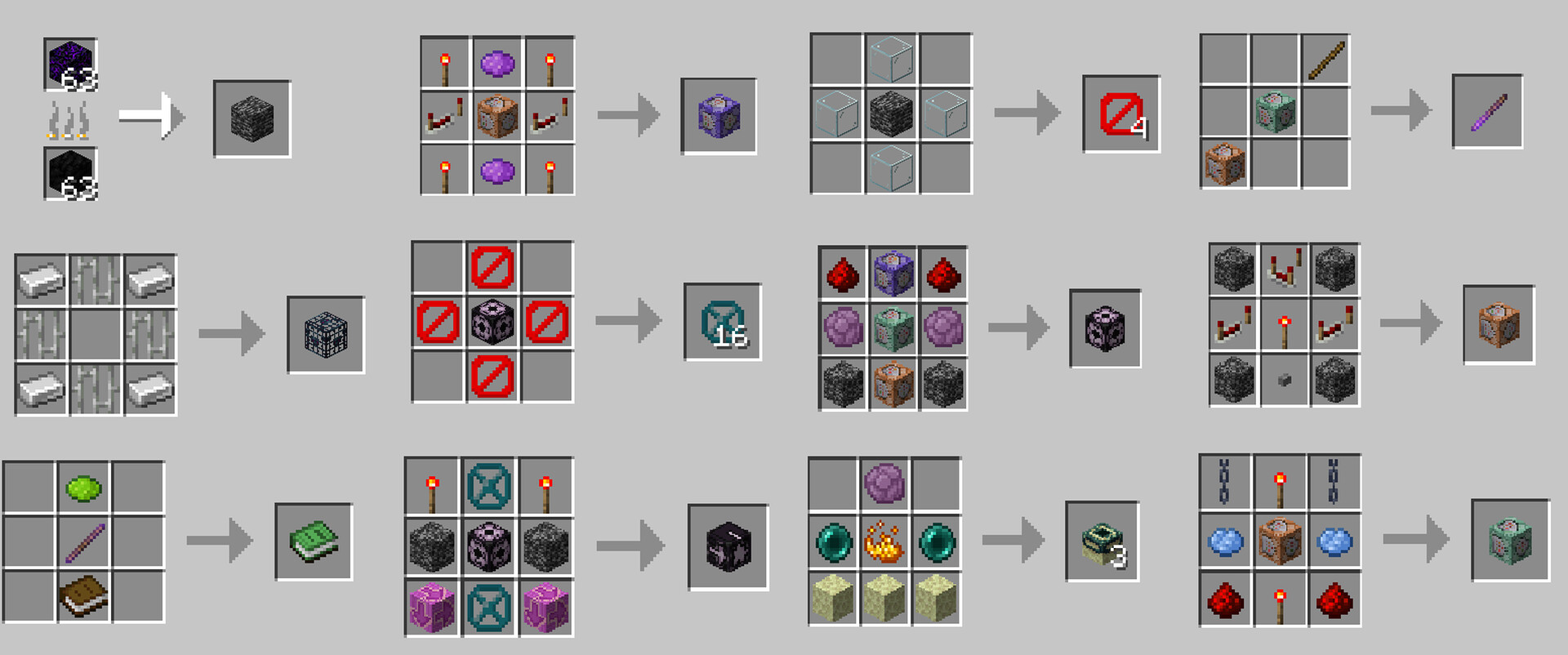 Unlimited craftings Minecraft Data Pack