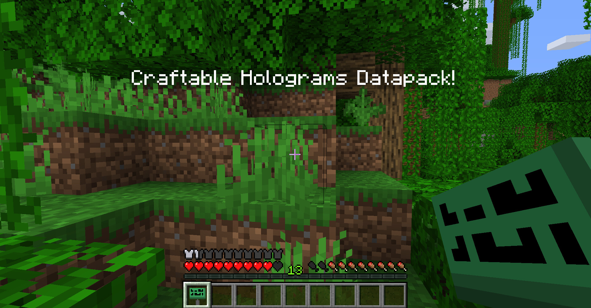 Craftable Hologram Datapack Minecraft Data Pack
