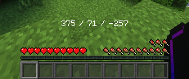 Coordinates Minecraft Data Pack