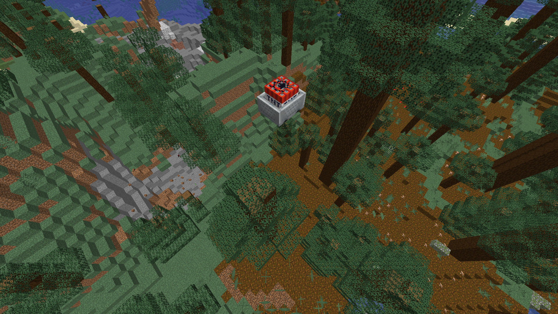 Minecraft but tnt minecarts fall on top of you every 10 seconds ...