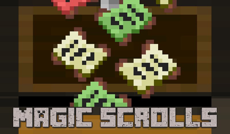 Magic Scrolls | Enchant MOBS and even YOURSELF with Scrolls! Minecraft ...