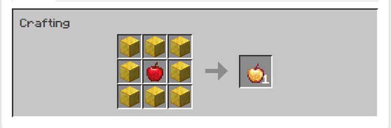 Craftable Notch Apple Minecraft Data Pack