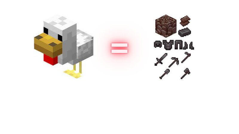 Minecraft but chickens lay OP eggs Minecraft Data Pack