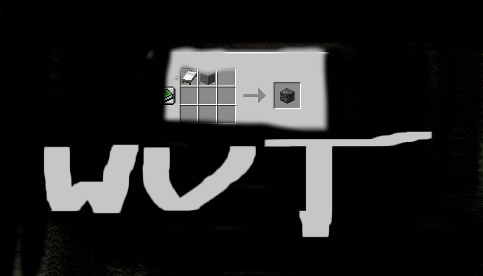 cursed crafting Minecraft Data Pack