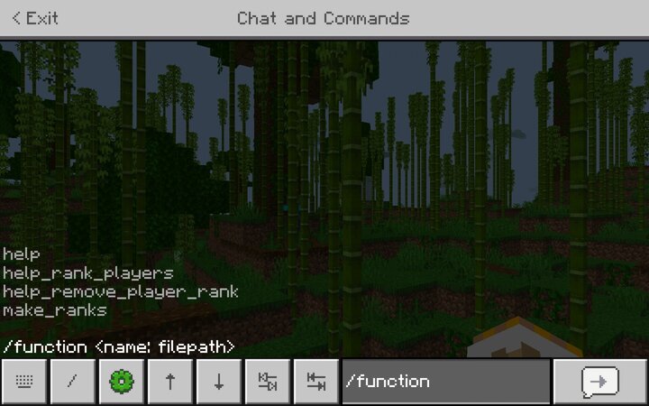 Rank functions PAUSE MENU UPDATE! Minecraft Data Pack