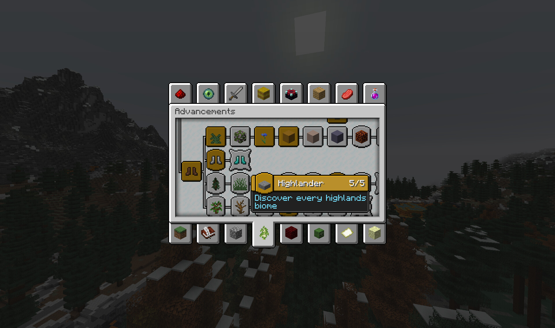 BlazeandCave's Advancements Pack Terralith version (+Nullscape and ...