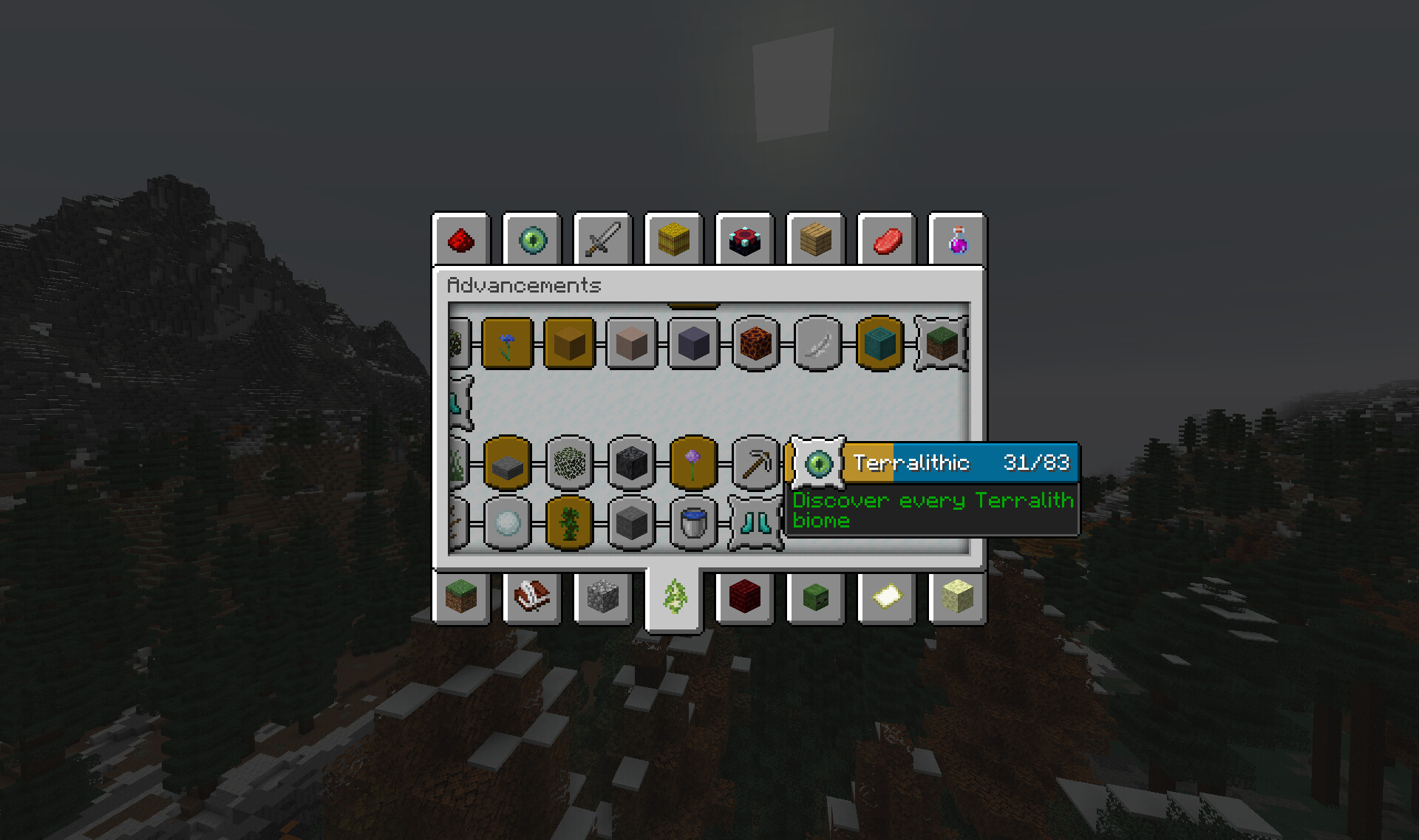 BlazeandCave's Advancements Pack Terralith version (+Nullscape and ...