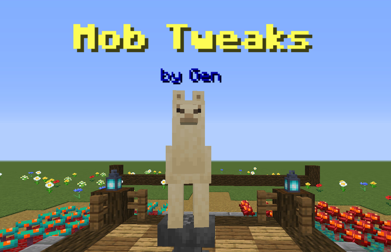 Gen's "Mob Tweaks" Minecraft Data Pack
