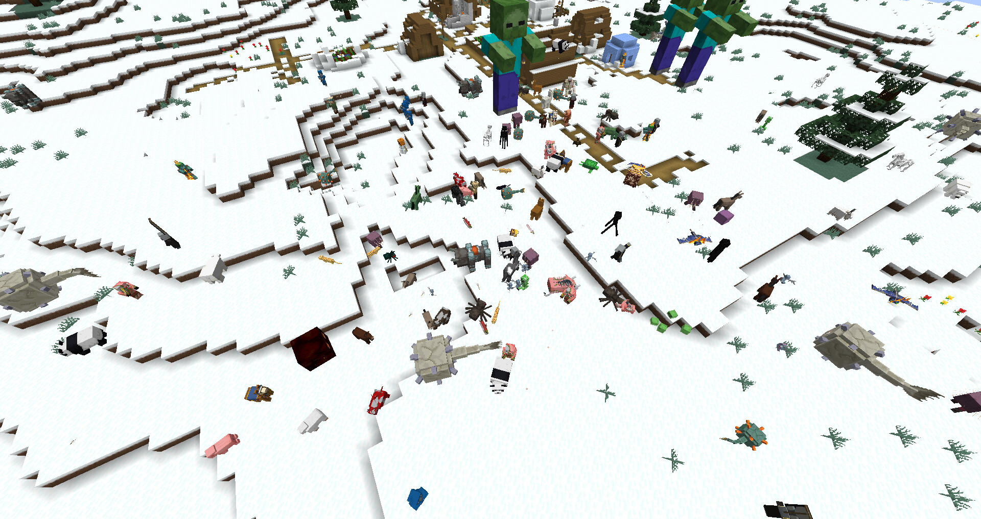 Jump = random mob Minecraft Data Pack