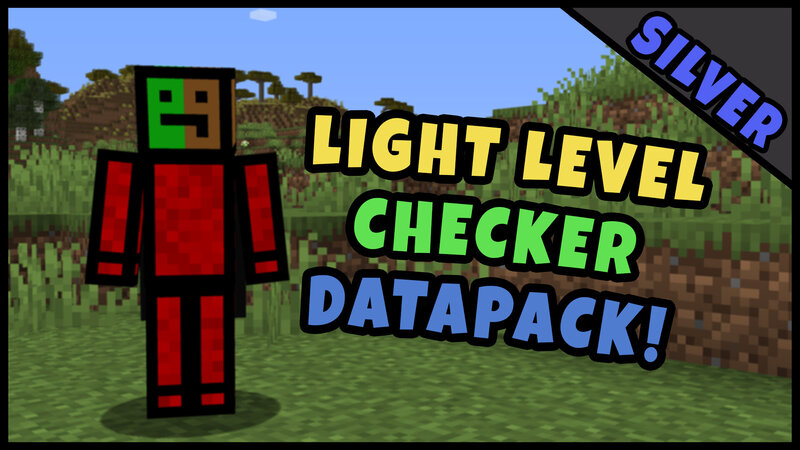 Light Level Checker -- Datapack! Minecraft Data Pack