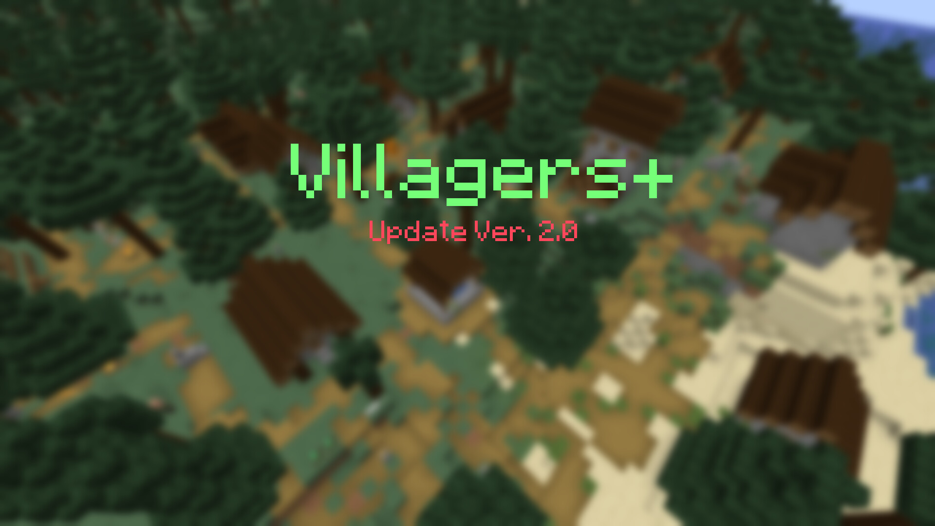 Villagers+ (Uncontinued) Minecraft Data Pack