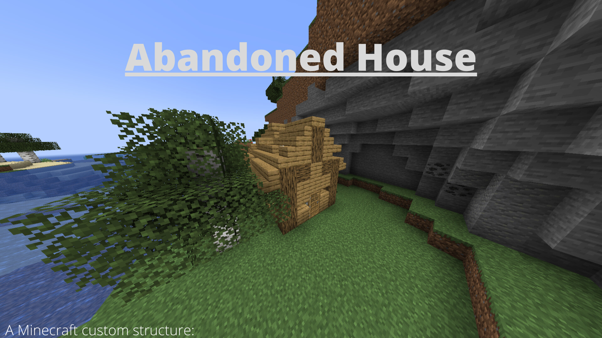 Abandoned House Minecraft Data Pack