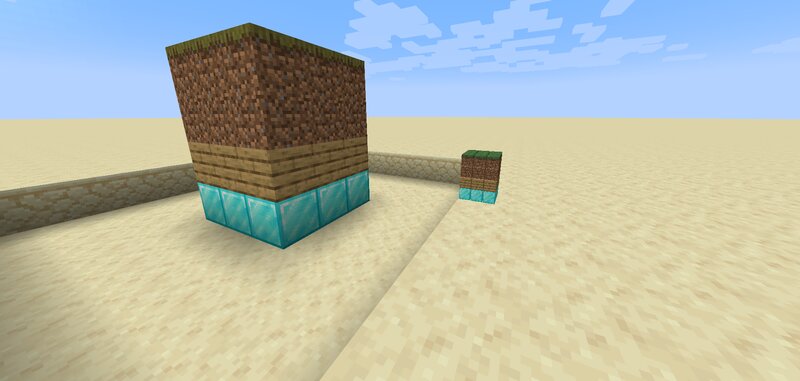 Block shrinking datapack Minecraft Data Pack