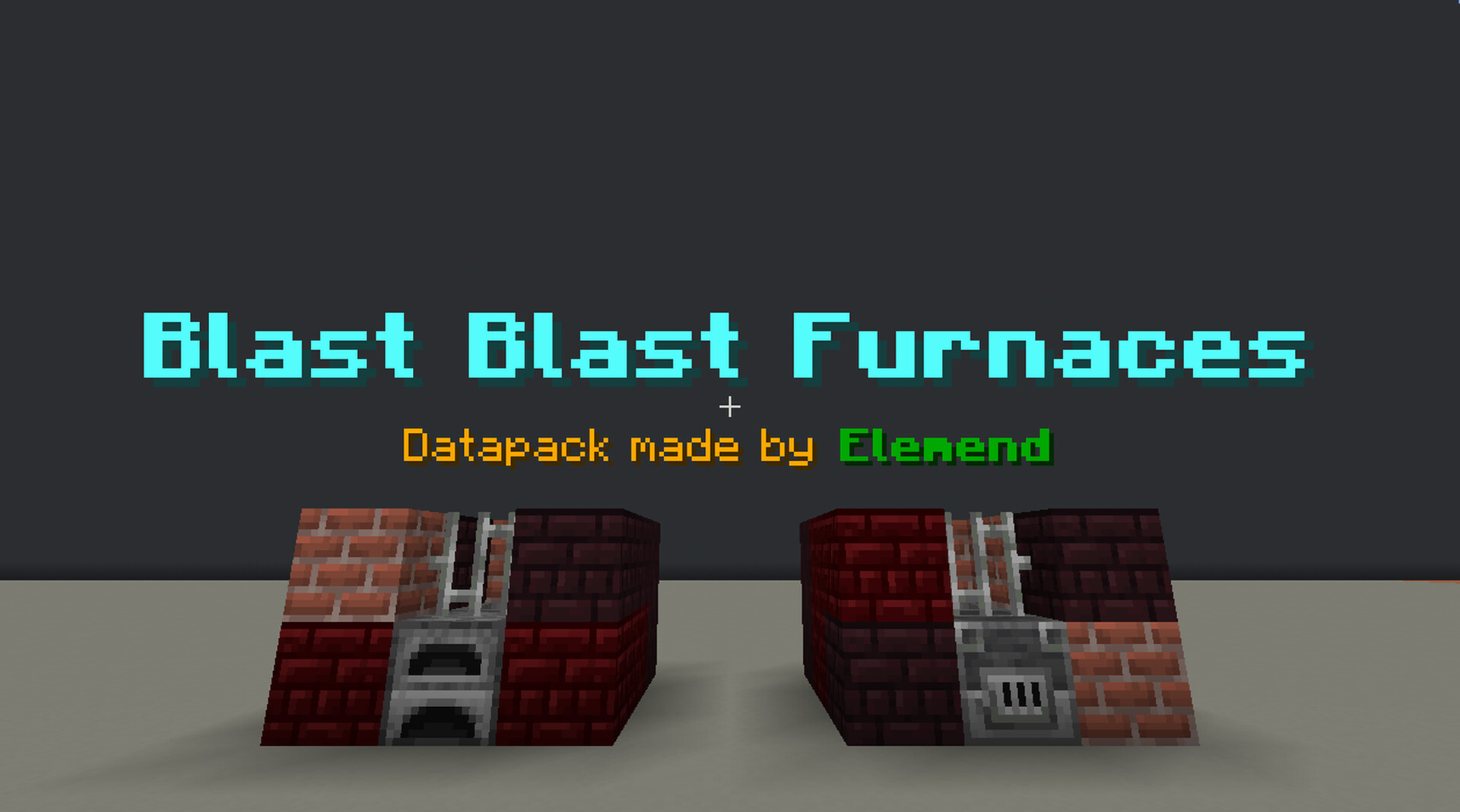 Blast Blast Furnaces Minecraft Data Pack