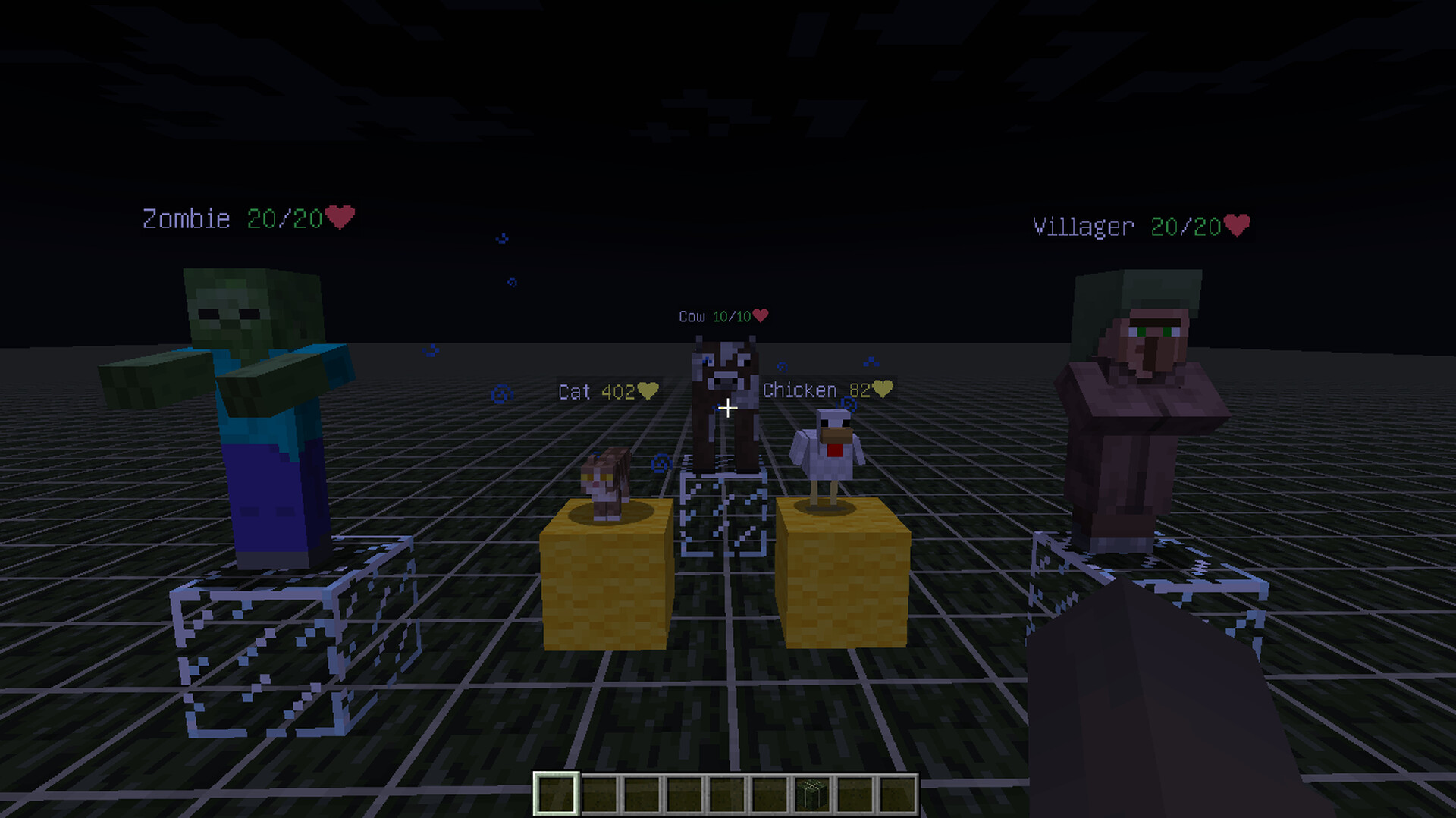 Display Health and Damage Indicator v1.2 Minecraft Data Pack