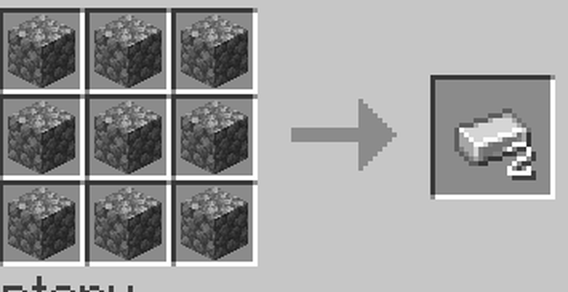 Cobblestone to iron Minecraft Data Pack