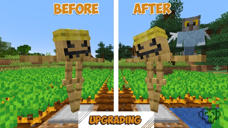 Functional Scarecrows - "Run Rabbits Run" Minecraft Data Pack