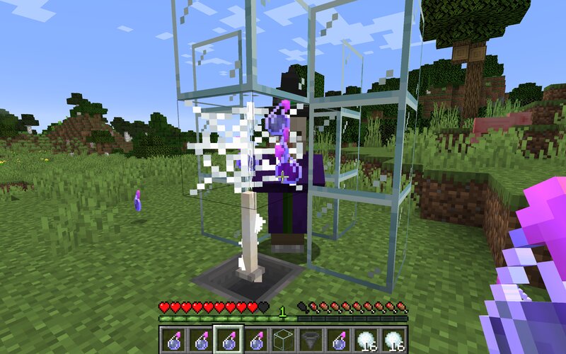 Catch Splash Potions in Cobwebs - snowballfarm2 Minecraft Data Pack