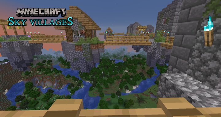 Sky Villages Minecraft Data Pack