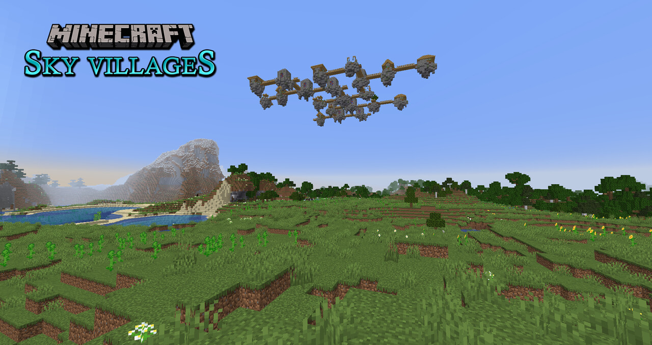 Sky Villages Minecraft Data Pack