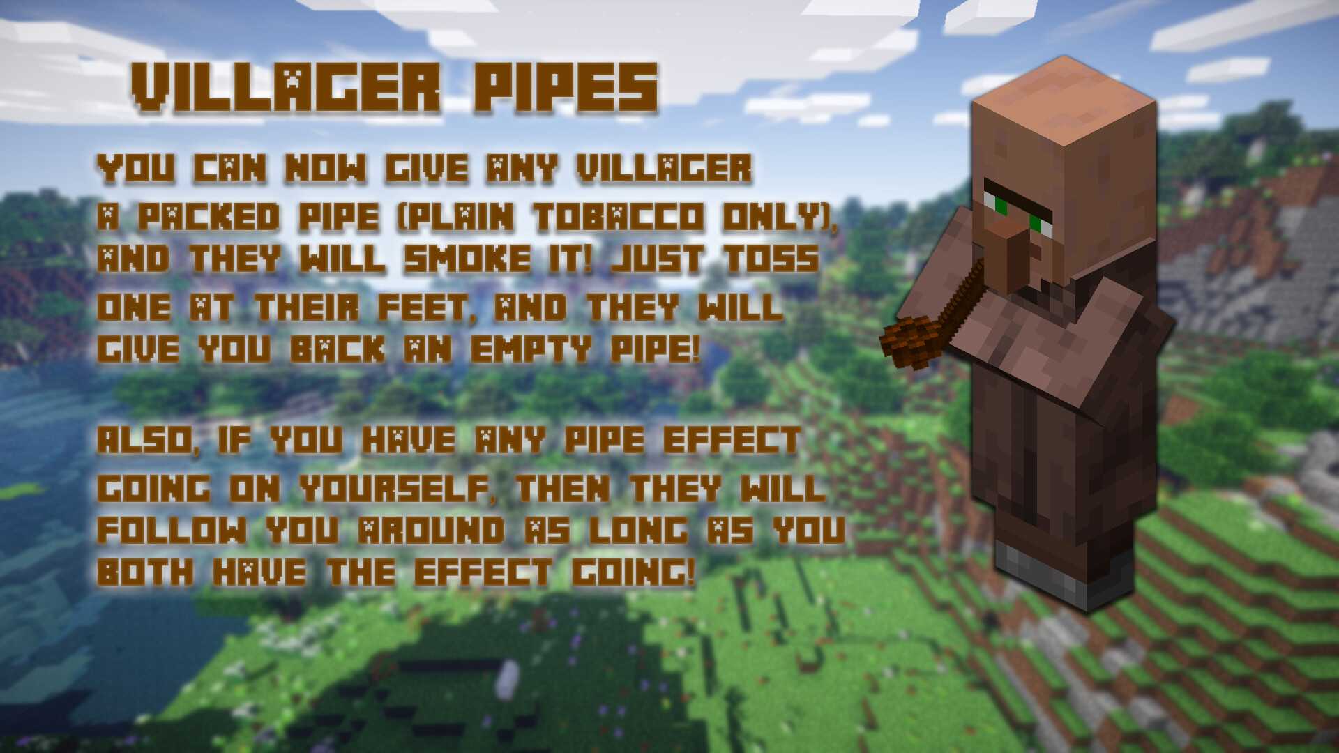 Zyl's Pipes And Tobacco Minecraft Data Pack