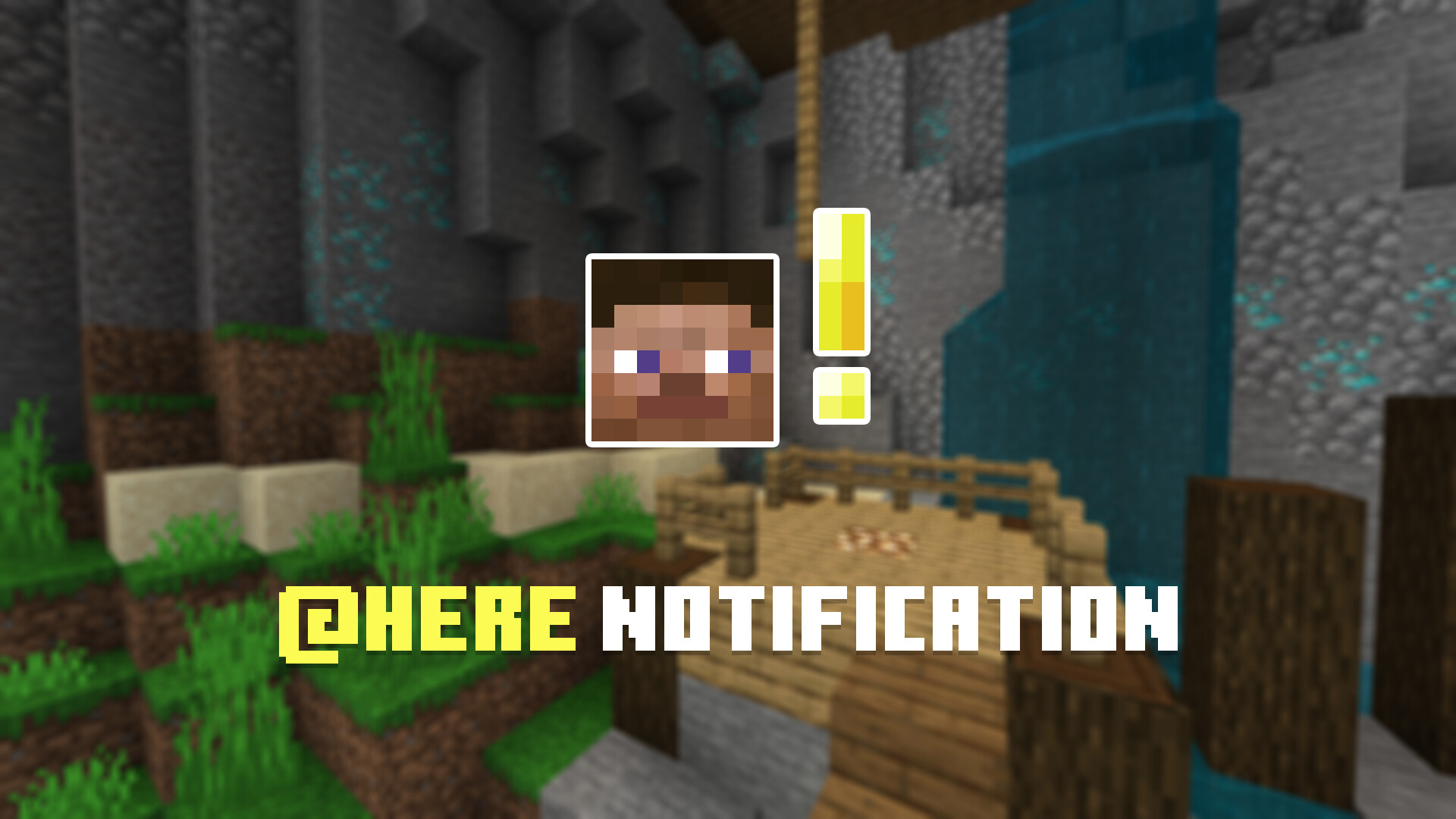 Here Notification Minecraft Data Pack
