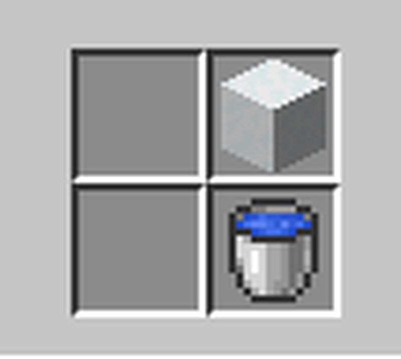 The Craftables:Powder Snow Bucket Minecraft Data Pack