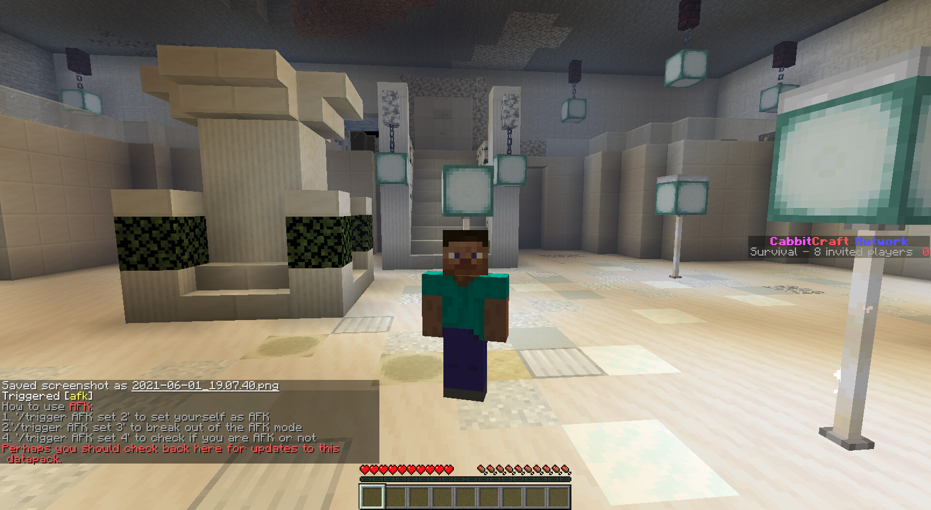 AFK datapack Minecraft Data Pack