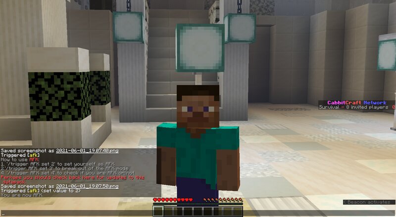 AFK datapack Minecraft Data Pack