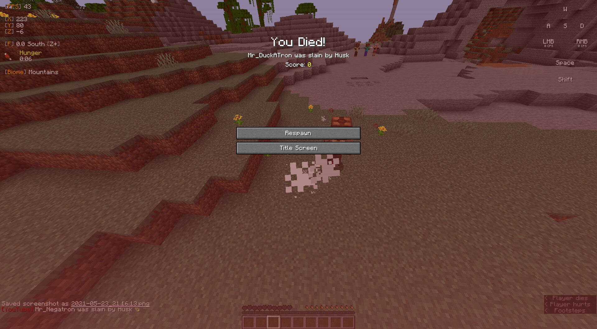 Hostile mobs are one punch man! Minecraft Data Pack