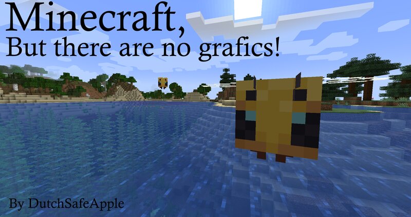 Minecraft, but it has no grafics?! (Version:1.0) Minecraft Data Pack
