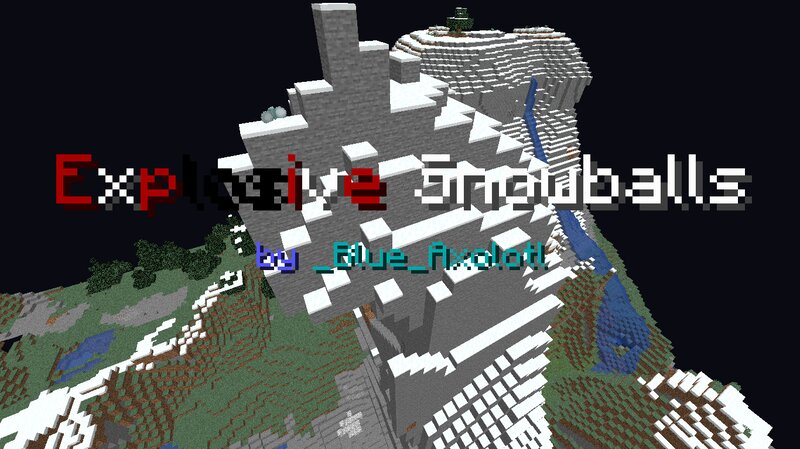 Explosive snowballs Minecraft Data Pack