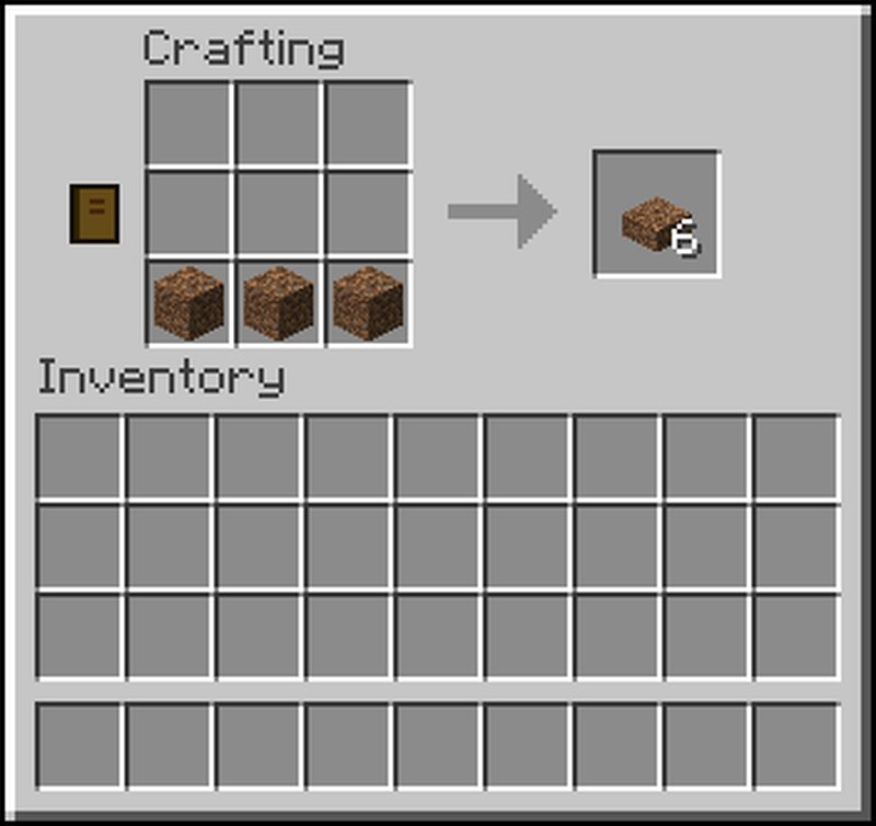 Dirt Slab Minecraft Data Pack