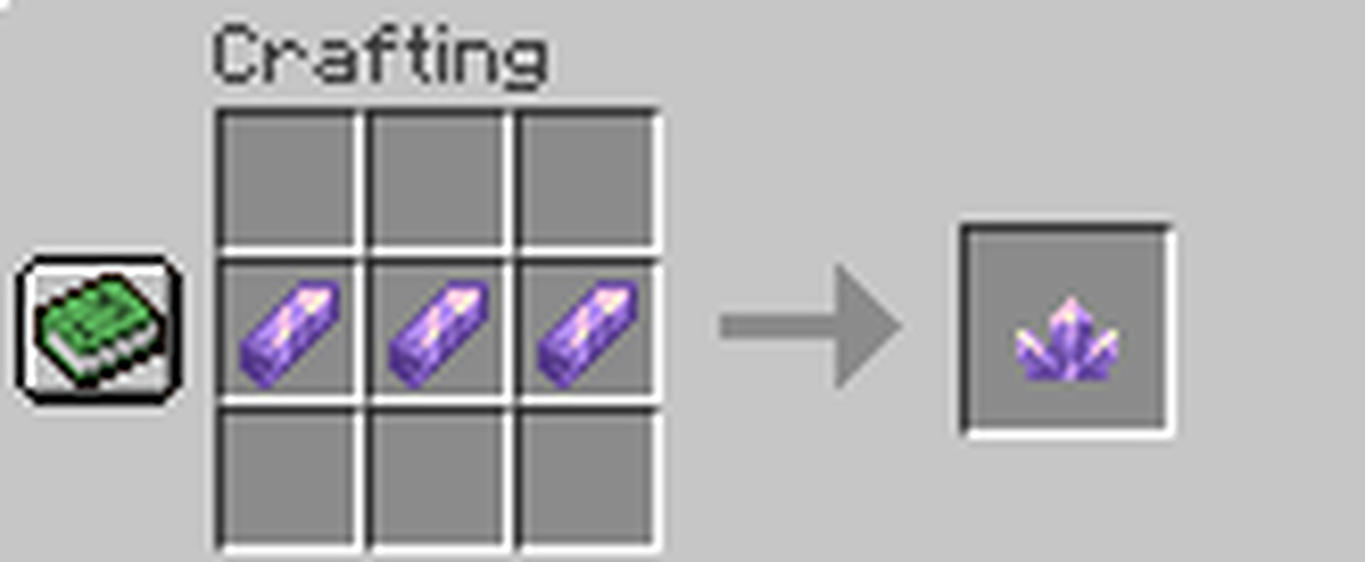 Craftable Clusters Minecraft Data Pack