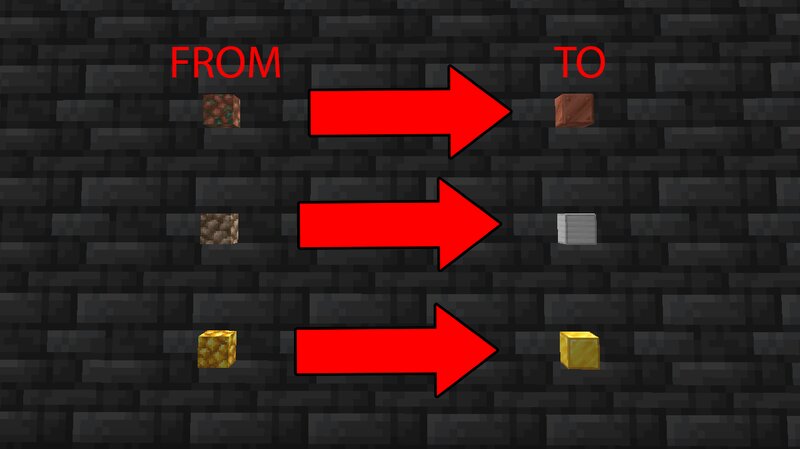 Smeltable Raw Ore Blocks Minecraft Data Pack