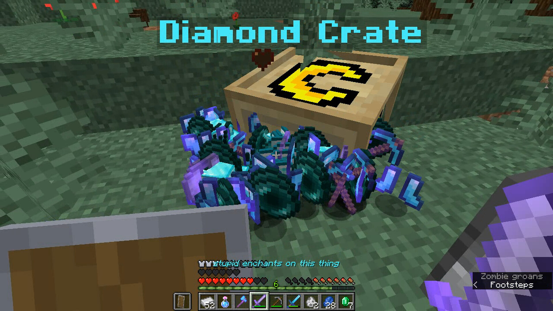 Minecraft But There are Custom Crates Minecraft Data Pack