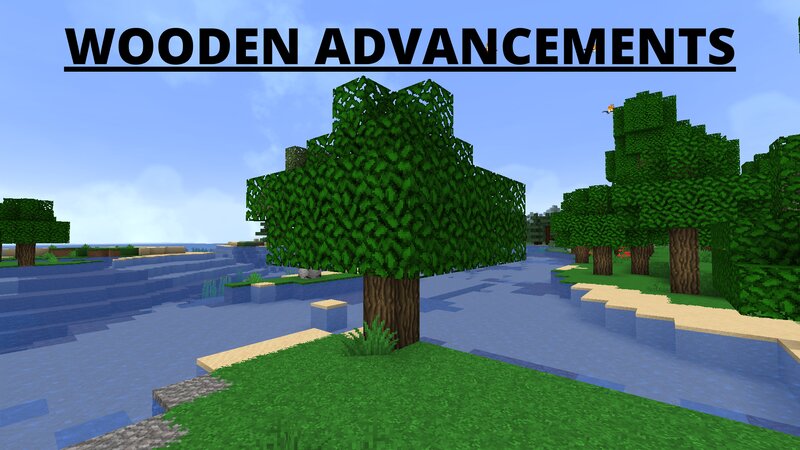Wooden Advancements Minecraft Data Pack
