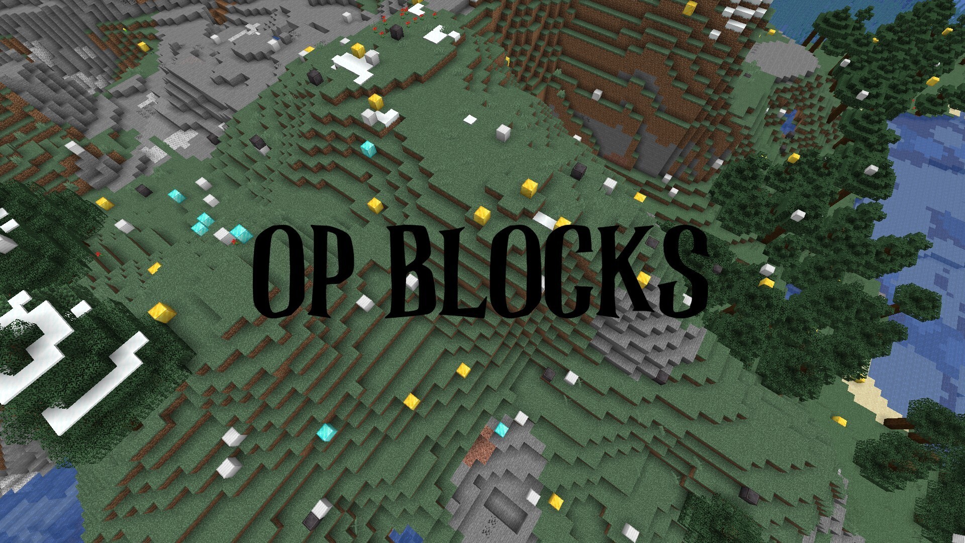 Minecraft, but it RAINS OP BLOCKS! Minecraft Data Pack