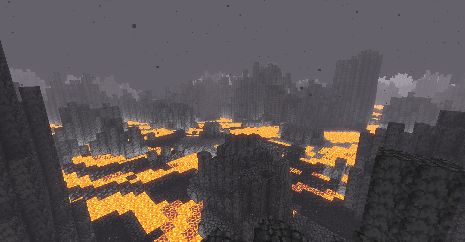 Floating(?) Island Nether Minecraft Data Pack