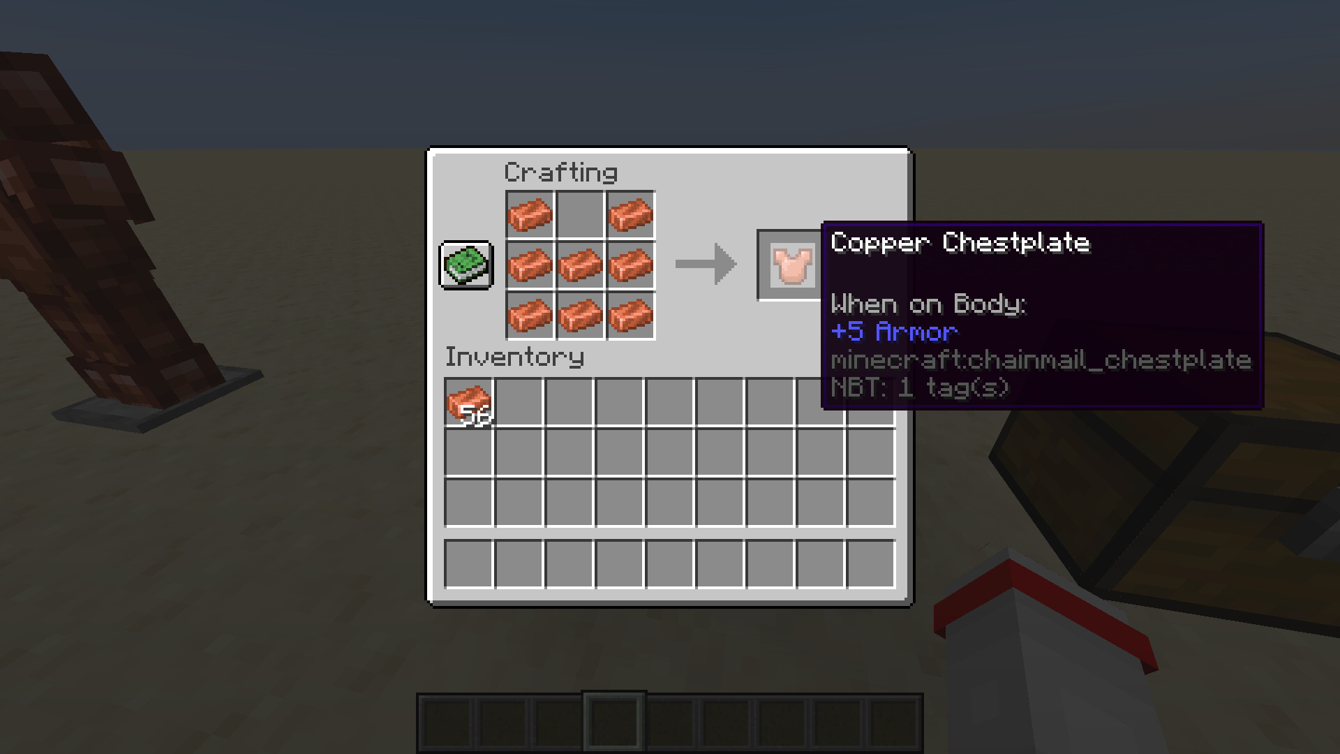 Copper Armor Minecraft Data Pack