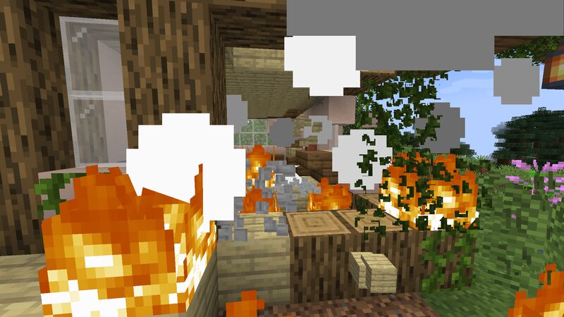 Exploding buttons! Minecraft Data Pack