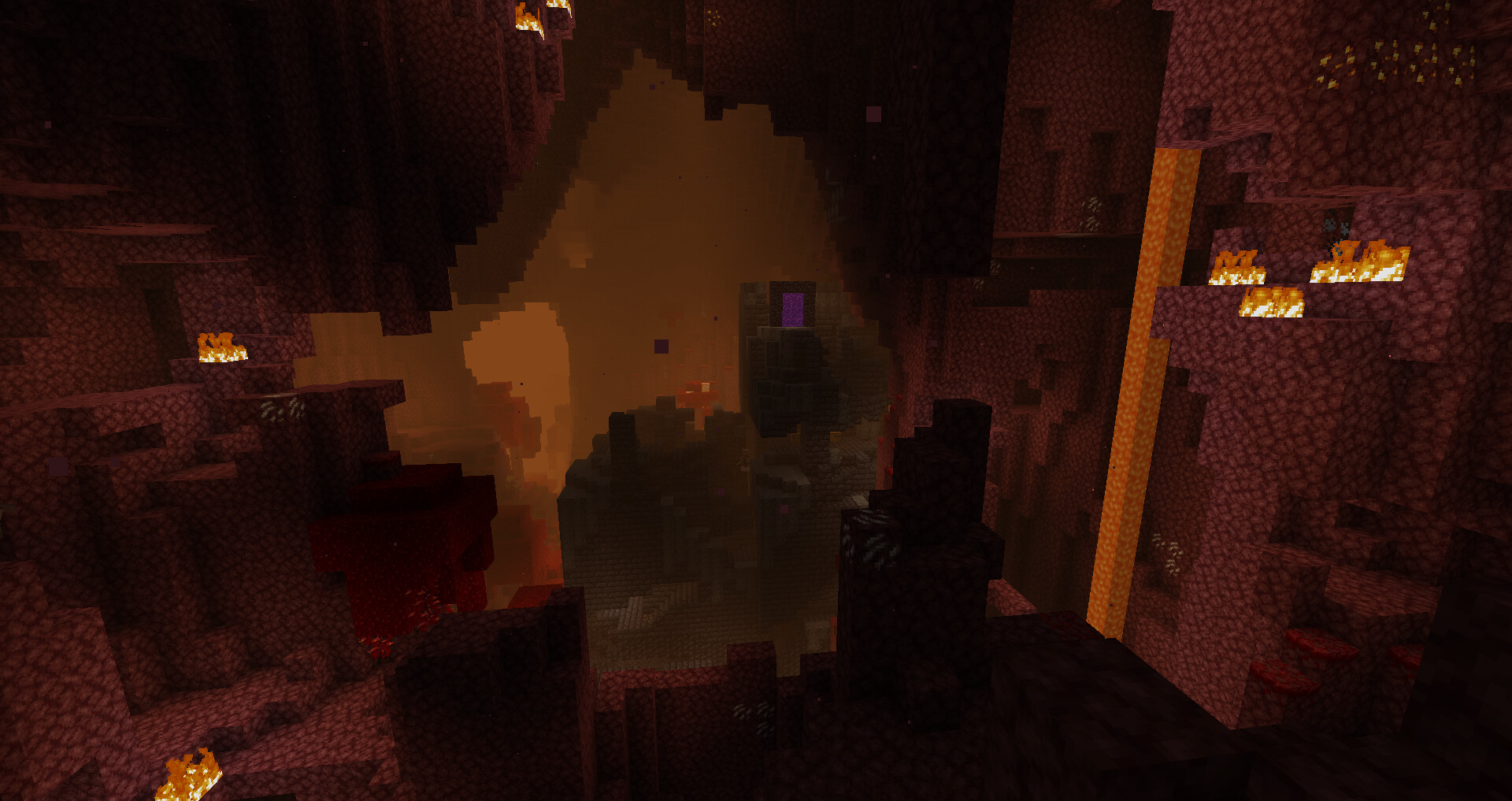 Cavernous Nether Strip-Mined Minecraft Data Pack