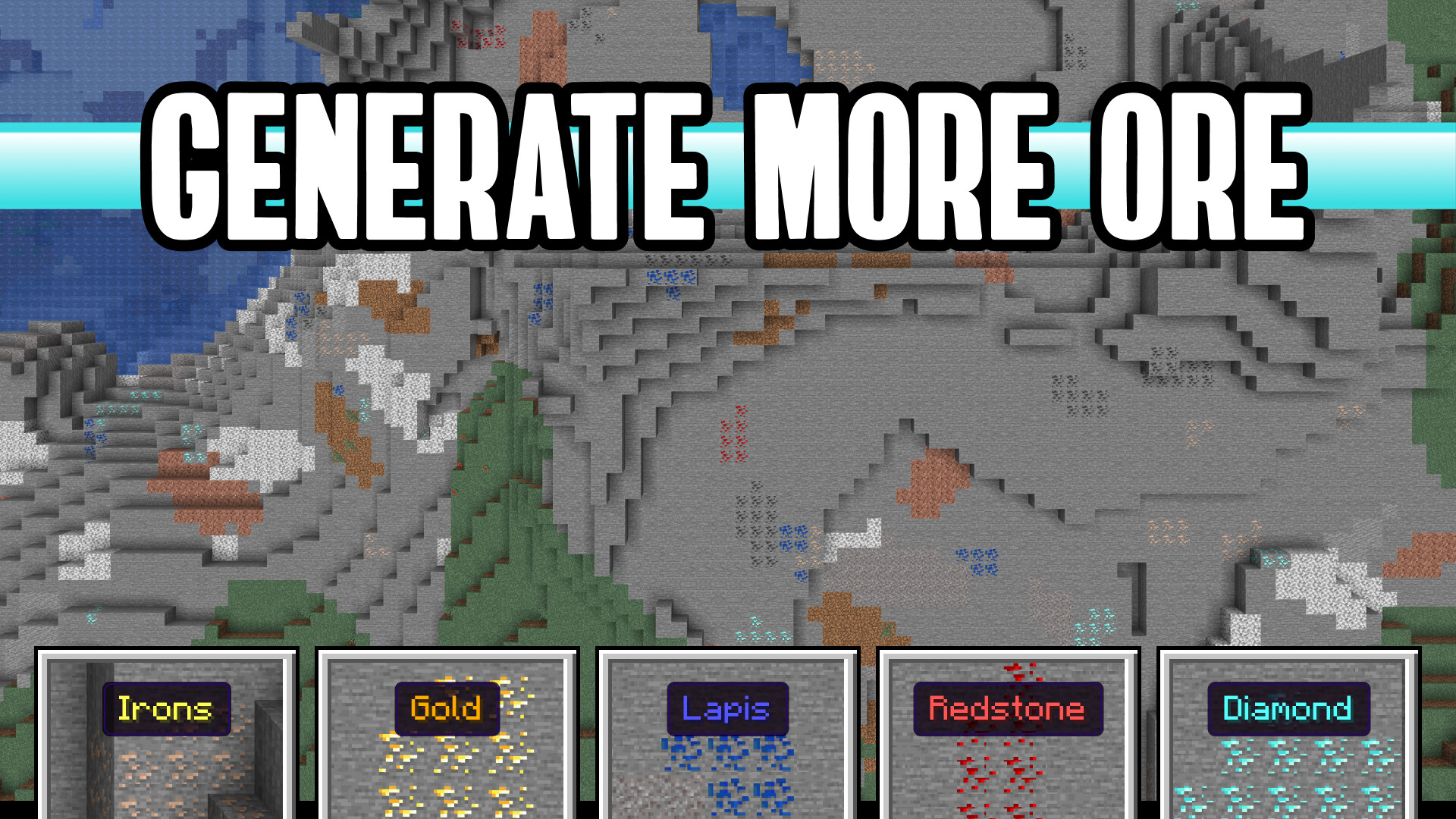 Generate More Ore 1.17 Minecraft Data Pack