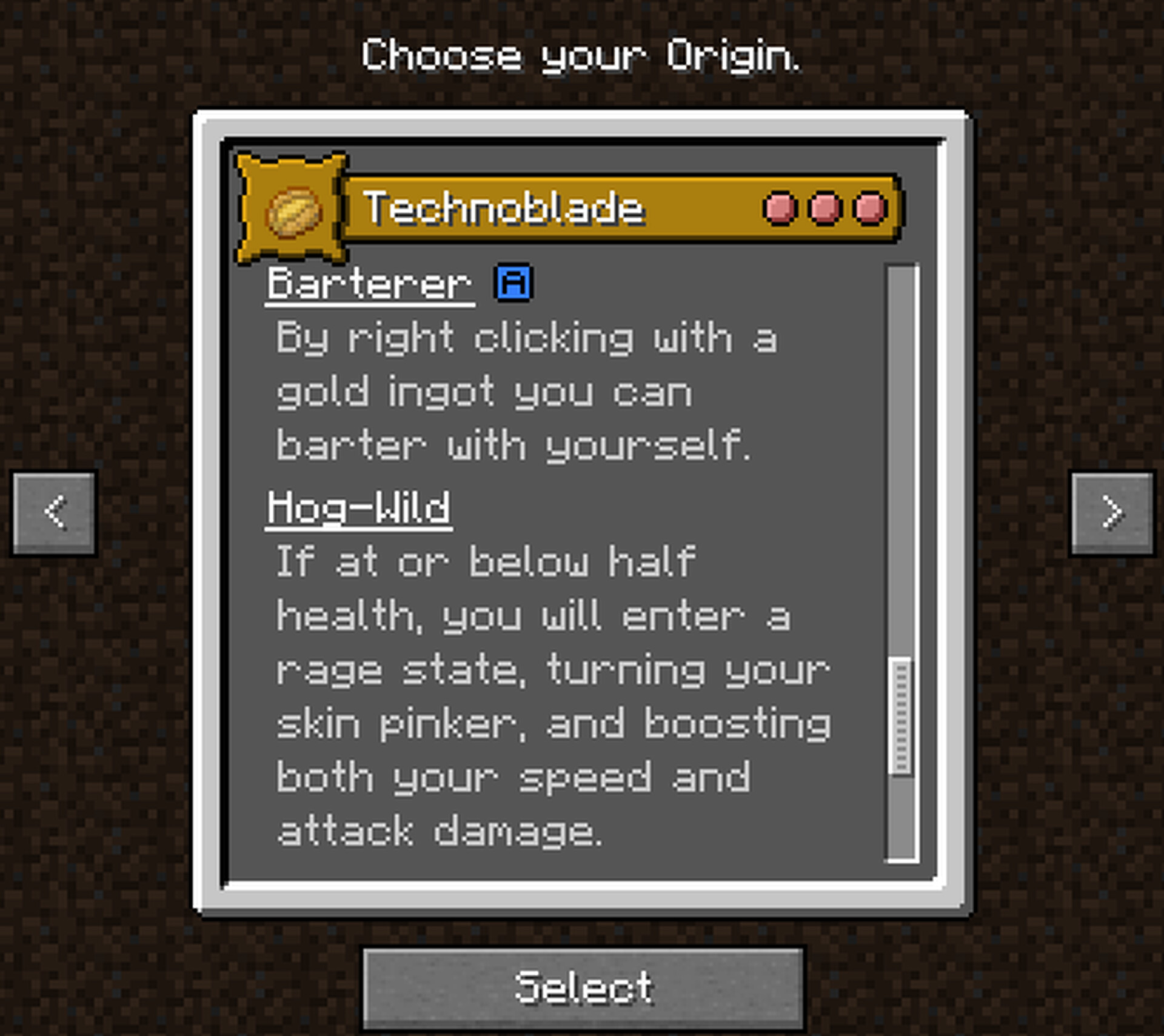 Technoblade Origin Minecraft Data Pack