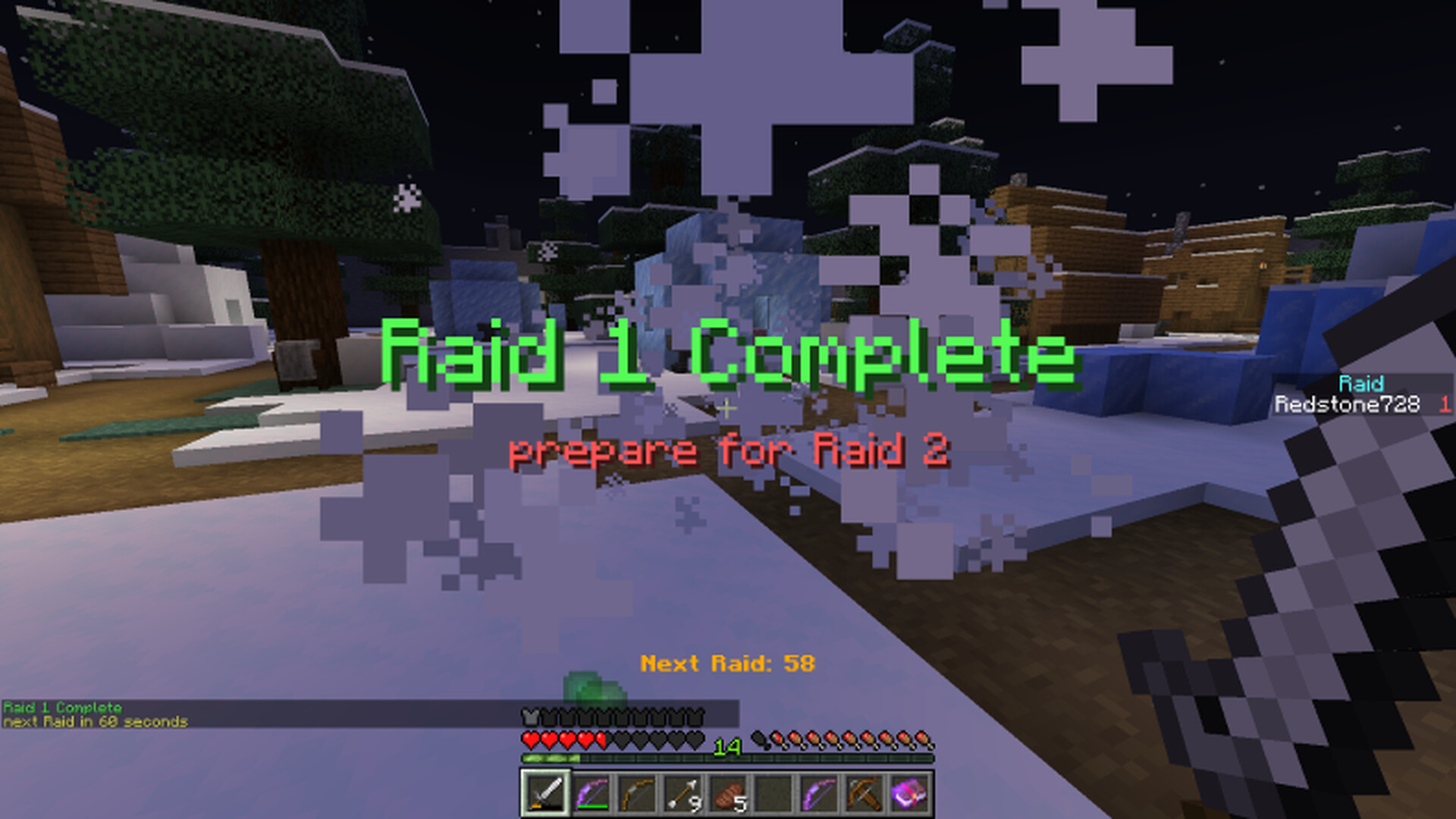 Raid Game Data Pack + Map Minecraft Data Pack