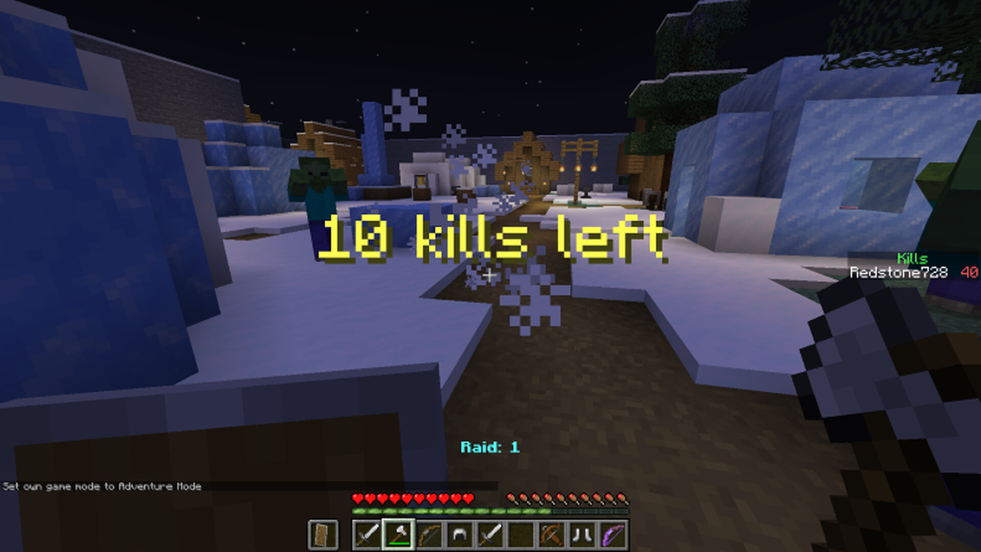 Raid Game Data Pack + Map Minecraft Data Pack