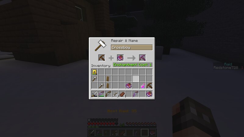 Raid Game Data Pack + Map Minecraft Data Pack