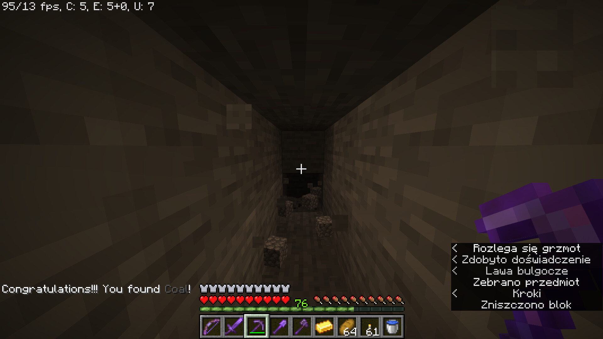 Digging rewards Minecraft Data Pack